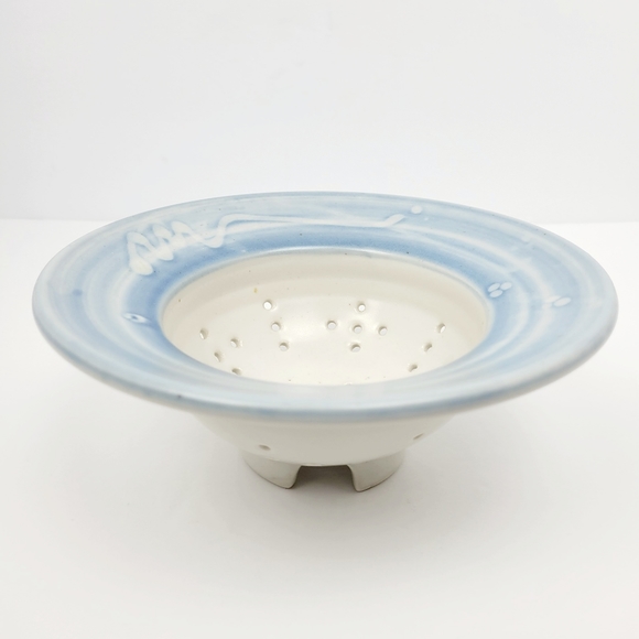 Source Unknown | Dining | Vintage Stoneware Pottery Small Colander ...